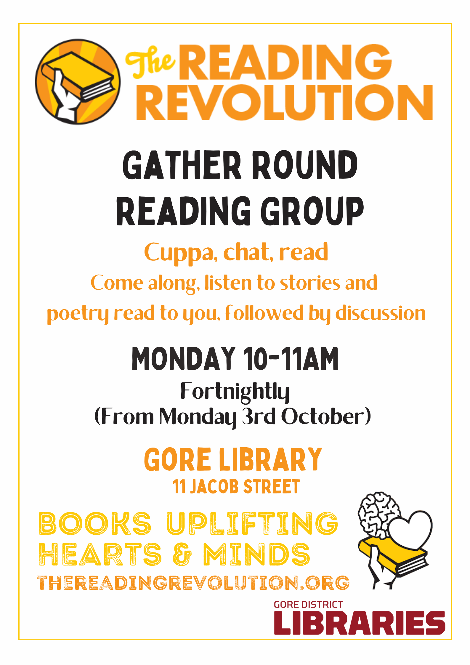 Gather Round Reading Group in Gore - The Reading Revolution